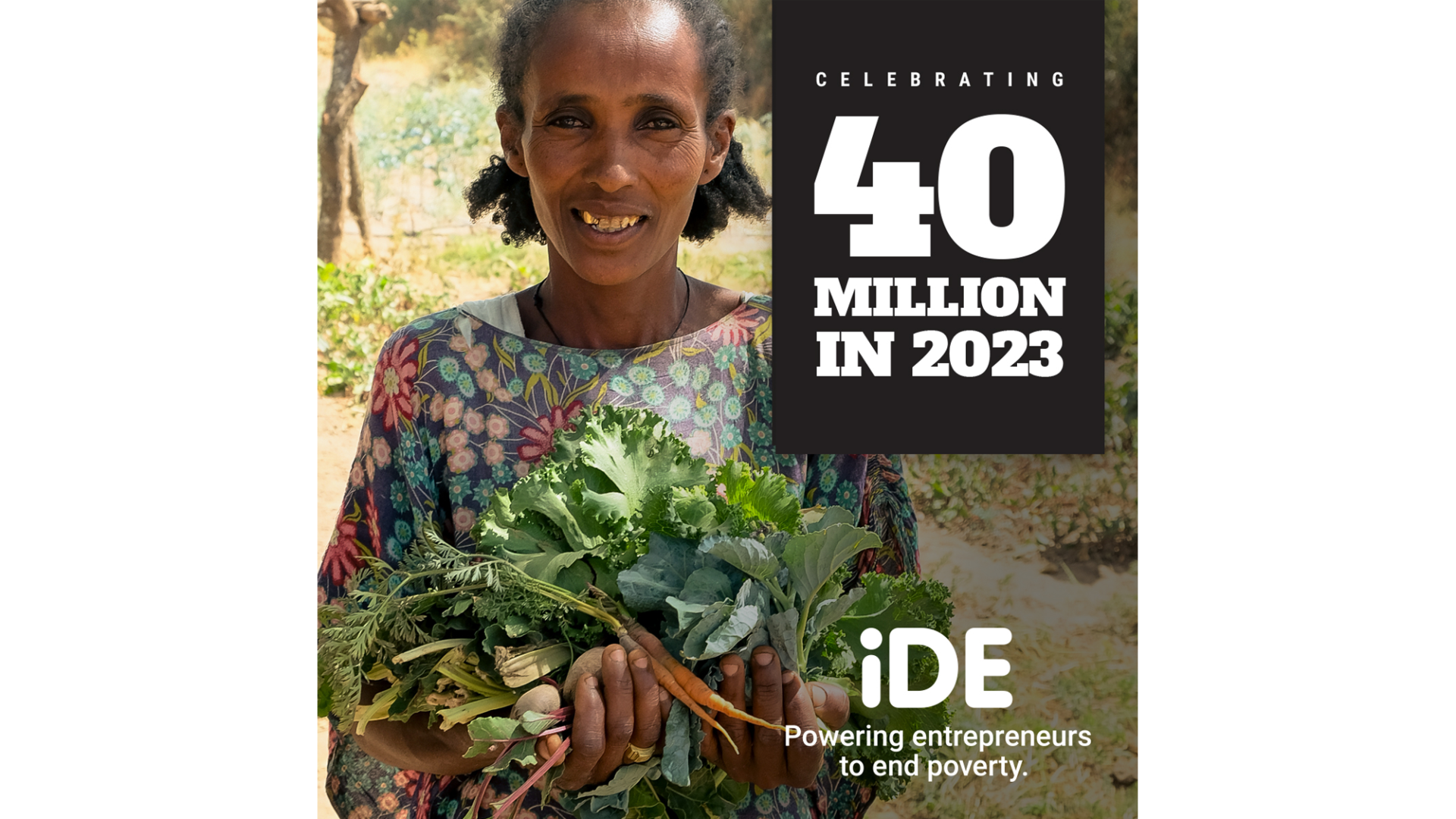 iDE | Press Release: iDE reaches audacious goal impacting 20 Million…