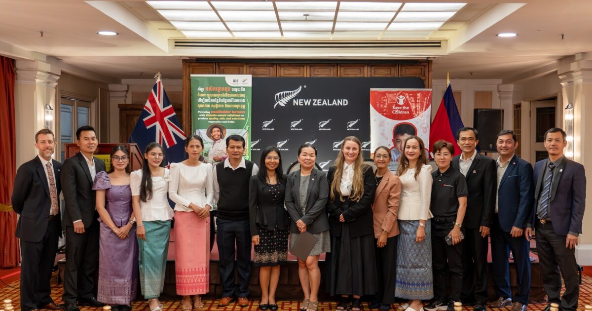 iDE | New Zealand-funded project to boost Cambodian horticulture and…